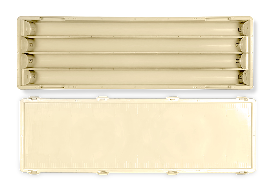 4-Compartment Core Sample Box - HQ Size